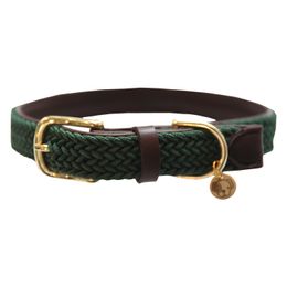 Kentucky Horsewear KENTUCKY DOGWEAR Hundehalsband Plaited Nylon gr&uuml;n XS