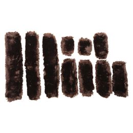 Loesdau All-Over Kunstfell-Set f&uuml;r Halfter braun braun