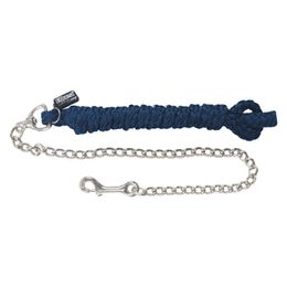 EQUEST F&uuml;hrkette Ultimo, f&uuml;r Pferde nickel/navy