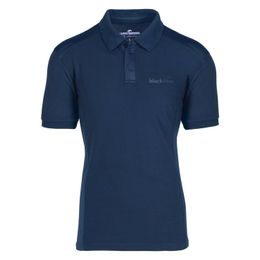 Black Forest Funktions-Poloshirt mit Mesh blau Herren XXS