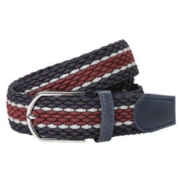 Black Forest Stretchg&uuml;rtel geflochten blau/lila 100 cm