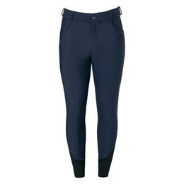 Black Forest Vollbesatz-Reithose Softshell Grip blau Herren 90