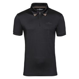 Black Forest Funktions-Poloshirt schwarz Herren S