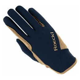 Roeckl Reithandschuhe Mareno blau/schwarz Damen 9.5
