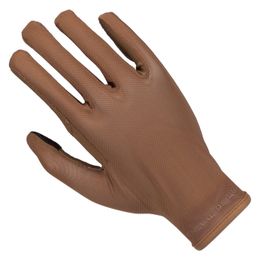 Cheval de Luxe Reithandschuhe mit Netzmaterial braun Damen L