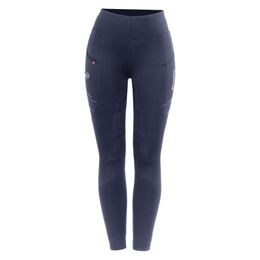 Cavallo Reitleggings CAVALLIN GRIP blau Damen 34