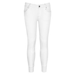 Black Forest Kniebesatz-Reithose wei&szlig; Damen 140