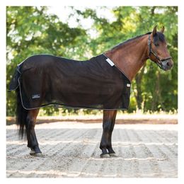 EQUINE MICROTEC Fliegendecke Micro Mesh Protect schwarz 155 cm