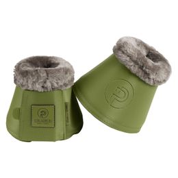 ESKADRON Platinum Hufglocken Softlate Faux Fur gr&uuml;n M