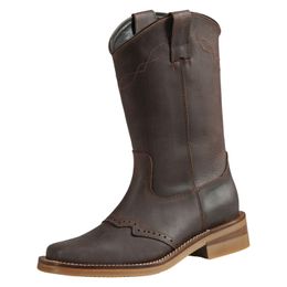 L-pro West Westernstiefel Spokane, Unisex braun 41