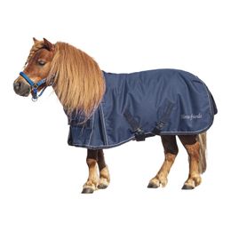 Horse-friends Outdoordecke 150g, f&uuml;r Minishetty und Shetty blau 115 cm (XL)
