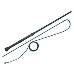 Fleck Longierpeitsche EVOLUTION blau/gr&uuml;n 180 cm