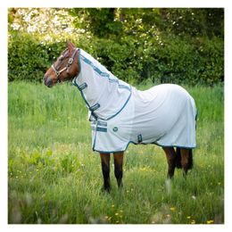 Horseware Fliegendecke AMIGO AmECO Bug Rug silber/t&uuml;rkis 145 cm