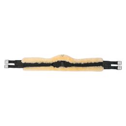 Mattes Asymmetrischer Langgurt schwarz/beige 125 cm