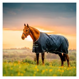 Horseware Weidedecke AMIGO Ripstop 900 Fleece Lining, 50 g wei&szlig;/blau 130 cm