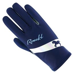 Roeckl Reithandschuhe KAPRIOLE, f&uuml;r Kinder blau Damen 7.0
