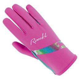 Roeckl Reithandschuhe KAPRIOLE, f&uuml;r Kinder pink Damen 4.0