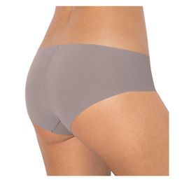 POMPADUR Hipster-Panty Lasercut, Pompadour grau/braun Damen L