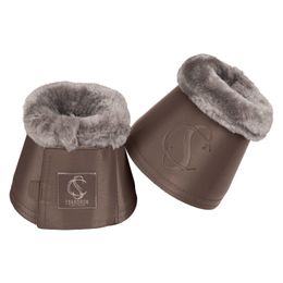 Eskadron Classic Sports Hufglocken Softslate FauxFur braun S