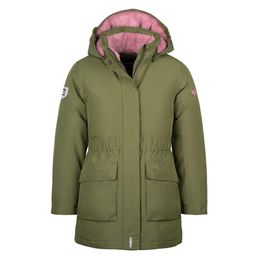 Trollkids Daunenmantel "Alesund" in Khaki - 55% | Größe 164 | Kinderjacken