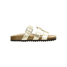 Claudia Ghizzani Pantoletten in Gold - 48% | Gr&ouml;&szlig;e 40 | Damen-pantoletten