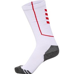 Hummel Sportsocken 'Pro' Herren Gr&ouml;&szlig;e 35/38 graumeliert / rot / wei&szlig;