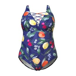 Ulla Popken Swimsuit female Blue size 58