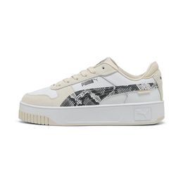 Puma Sneaker 'Carina' Damen Gr&ouml;&szlig;e 39 sand / grau / schwarz / wei&szlig;