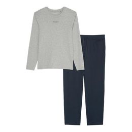 Marc O'Polo Marc O'polo Long Pajamas 'Mix & Match' male Grey, Black size XL