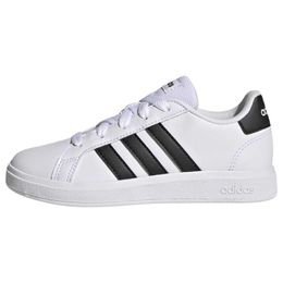 adidas Sportswear Athletic Shoes 'Grand Court' boy size 32 Black / White