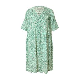 Ichi Kleid 'IHVERA' Damen Gr&ouml;&szlig;e 36 creme / gr&uuml;n Sommerkleid