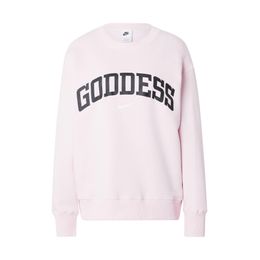 Nike Sportswear Sweatshirt 'PHNX FLC' Damen Gr&ouml;&szlig;e S nachtblau / ros&eacute; / wei&szlig;