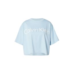 Calvin Klein T-Shirt Damen Gr&ouml;&szlig;e M himmelblau / wei&szlig;