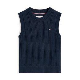 Tommy Hilfiger Pullover M&auml;dchen Gr&ouml;&szlig;e 104 navy / rot / wei&szlig;