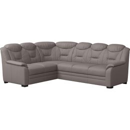 Ecksofa COTTA "Marcus L-Form", beige (sand), B:263cm H:99cm T:211cm, 64% Polyurethan, 25% Polyester, 11% Baumwolle, Sofas, Ecksofa, wahlweise mit Bettfunktion & Stauraum