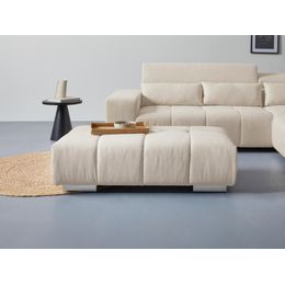 Hockerbank COTTA "Orion", beige, B:134cm H:42cm T:70cm, 100% Polyester, Hocker