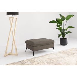 Sit & More Polsterhocker SIT & MORE "Emely", braun (schlamm), B:104cm H:47cm T:69cm, 100% Polyester, Hocker, Polsterhocker, mit praktischen Stauraum
