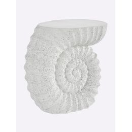 HEINE HOME Beistelltisch, Natur, Gr. H/B/T ca. 47x49x30 cm, Beistell- & Couchtische, Material: Magnesiumoxid