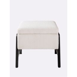 HEINE HOME Bank, Natur, Gr. H/B/T ca. 44x50x46 cm, B&auml;nke & Hocker, Material: Birke