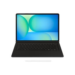 Samsung Tablet-Tastatur »Book Cover Keyboard für Tab S10 FE+« (Funktionstasten) Schwarz Schnelle einfache Anbringung, durch Magnet in der Rückseite...