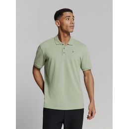 NO EXCESS Poloshirt in Gr&uuml;n - 60% | Gr&ouml;&szlig;e L | Herren-plussize