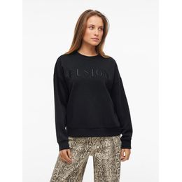 Vila Sweatshirt in Schwarz - 68% | Gr&ouml;&szlig;e S | Damen-sweatshirts-jacken