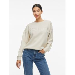 Vila Sweatshirt in Creme - 66% | Gr&ouml;&szlig;e M | Damen-sweatshirts-jacken