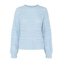 Pieces Pullover "Molly" in Hellblau - 59% | Gr&ouml;&szlig;e S | Damen-pullover-cardigans