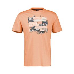 Lerros T-Shirt »Sommerliches T-Shirt in Großen Größen« PALE PAPAYA 4XL 4XL Vielseitig kombinierbar in Freizeit und Urlaub