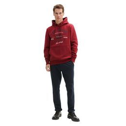 Tom Tailor Hoodie in Rot - 54% | Größe L | Herren-sweatshirts-jacken