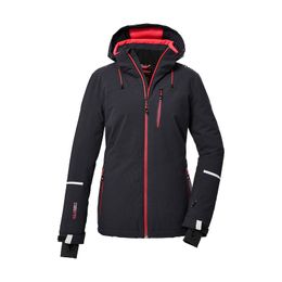 Killtec Skijacke »KSW 81 WMN SKI JCKT« Wasserdichte, atmungsaktive Winterjacke mit abnehmbarer Kapuze schwarz 46 46 Skijacke mit abzippbarer Kapuze...