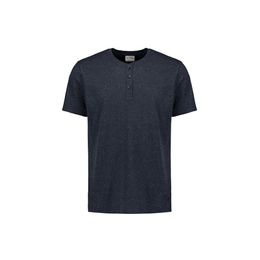 NO EXCESS Shirt in Dunkelblau - 42% | Gr&ouml;&szlig;e L | Herren-plussize