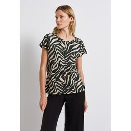 Street One Shirttop mit All-Over Print pine grove green 38 38 T-Shirt von Street One