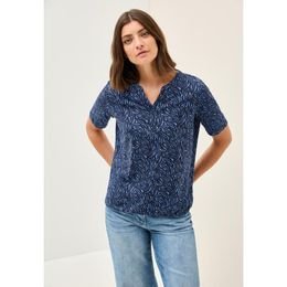 Cecil Print-Shirt urban navy blue M (40) M (40) Shirt im Tunik-Look von Cecil
